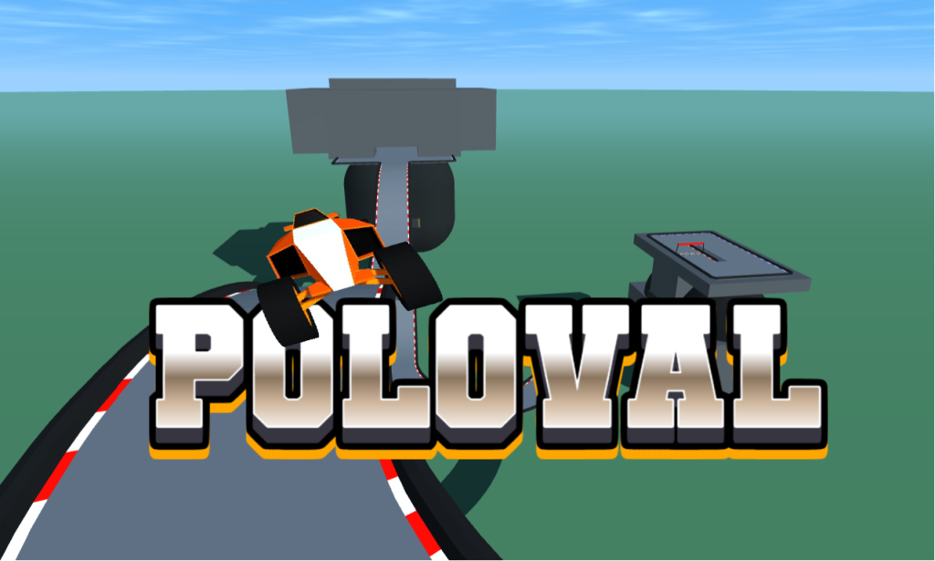 Polytrack game custom track - Poloval Track 10 map