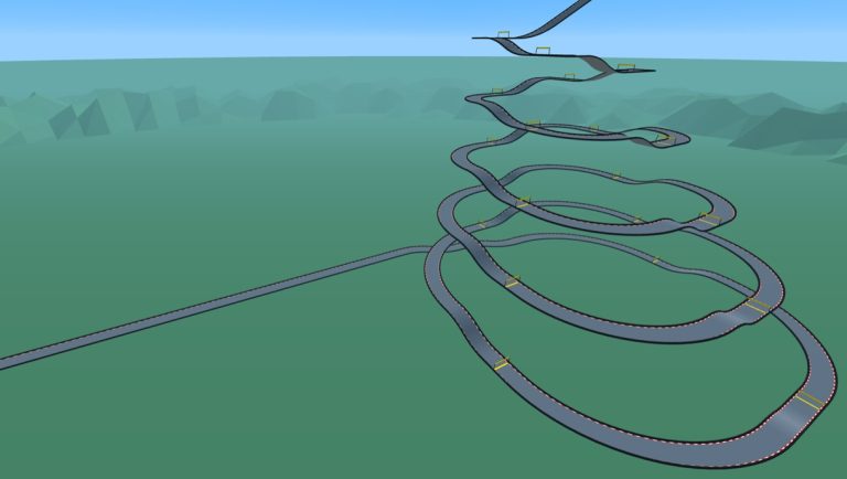 Polytrack game custom track - Twisty - polytrack custom map