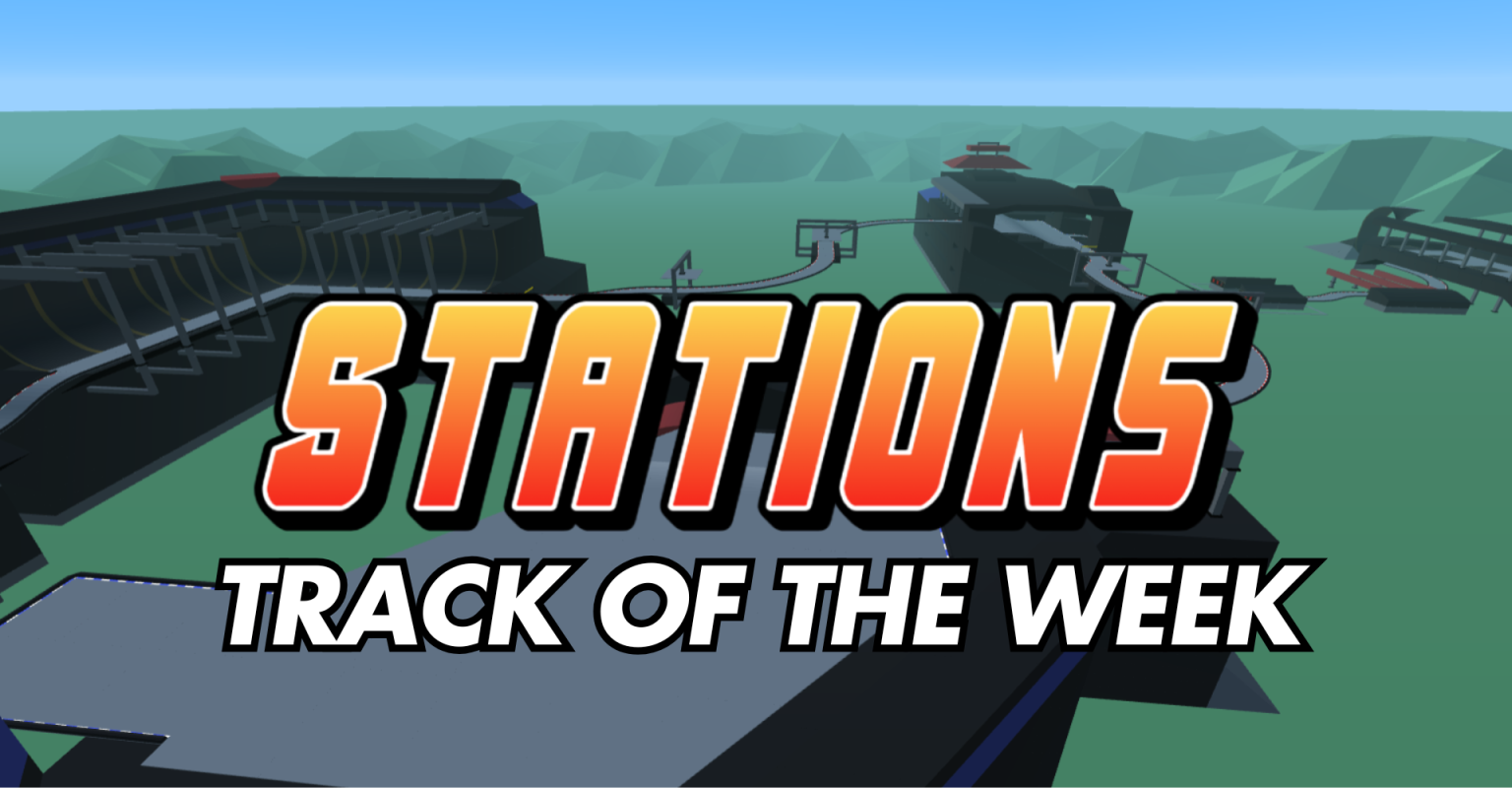 Polytrack game custom track - Stations : Track of the week