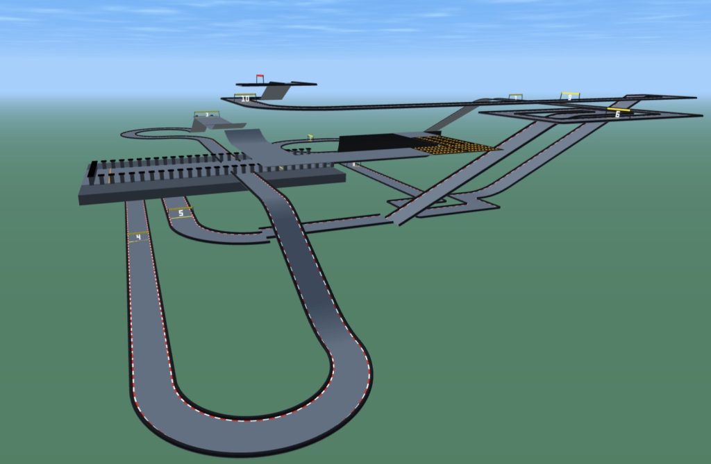 Polytrack game custom track - Jump 2