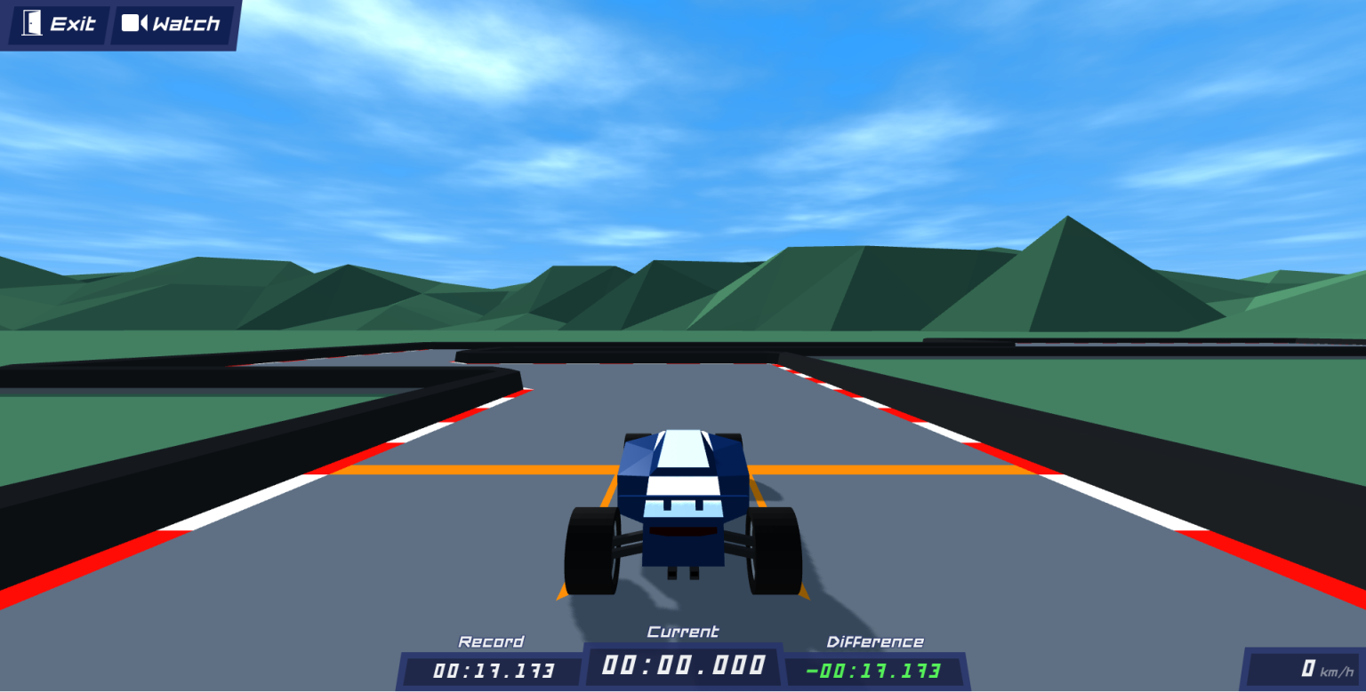 Polytrack game custom track - ReCoRd